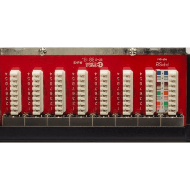 24 port CAT6A Shielded Patch Panel - Krone Type Terminal | J2R Cabling ...